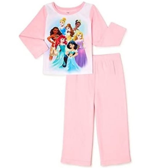 Disney | Pajamas | Baby Toddler Disney Princesses Fleece Pajamas Size 8 ...